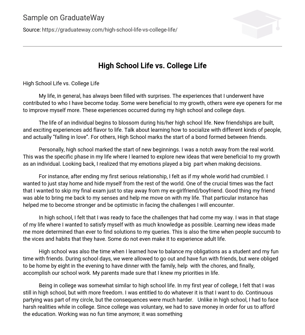 Compare And Contrast Essay Ideas College Compare Contrast Essay 